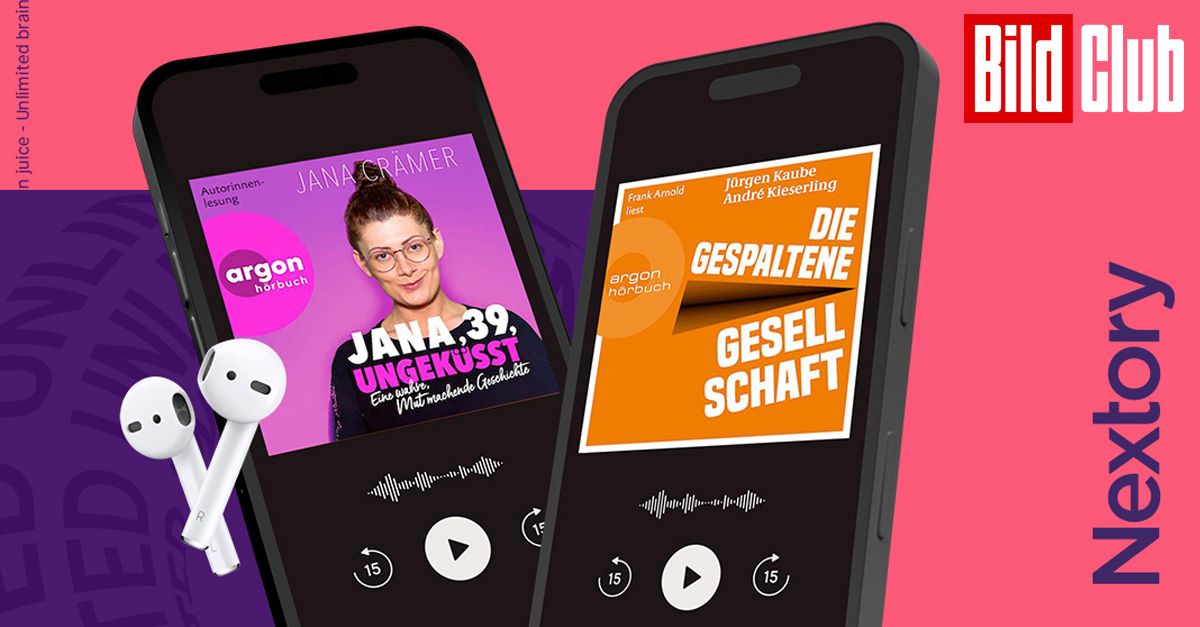 60 Tage gratis Hörbücher und E-Books mit Nextory - BILD CLUB
